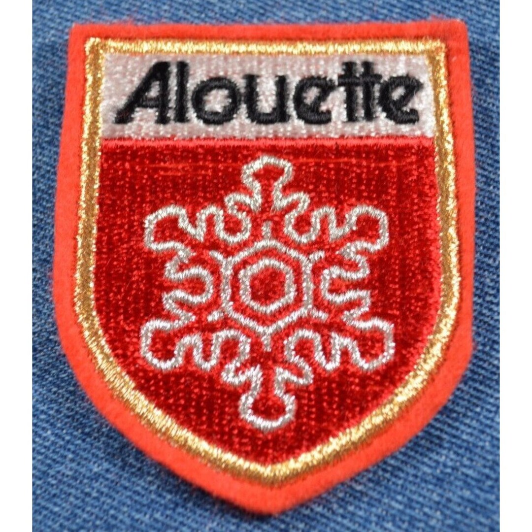 Vintage 70s NOS Original ALOUETTE Snowmobile 3" Patch Sled Ski Winter ...