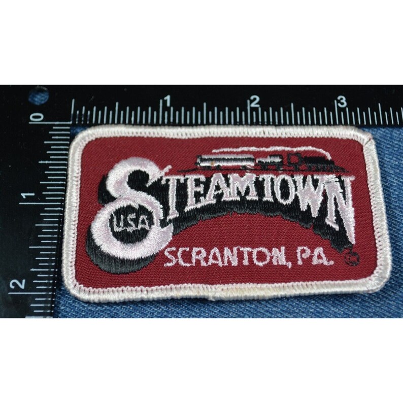 NOS 70s Vintage STEAMTOWN Mall 3" Patch Scranton the Office Micheal ...