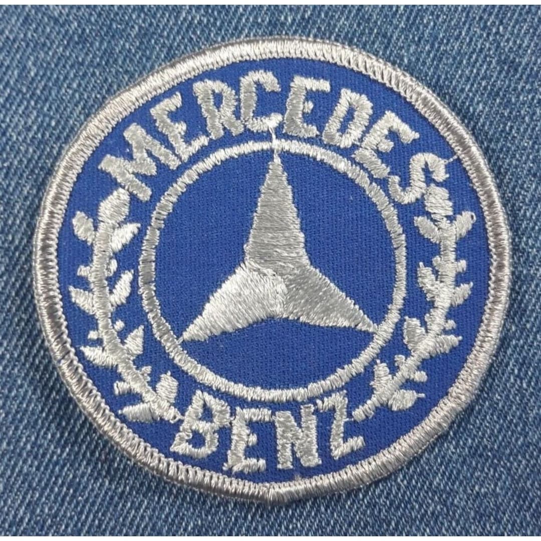 NOS 70s Original Vintage Mercedes Benz 3" Patch Car Auto Luxury Germany ...
