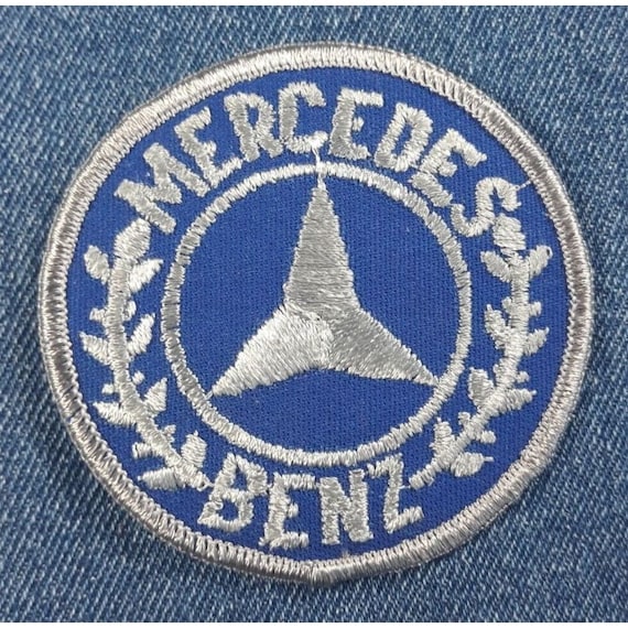 NOS 70s Original Vintage Mercedes Benz 3" Patch Car A… - Gem