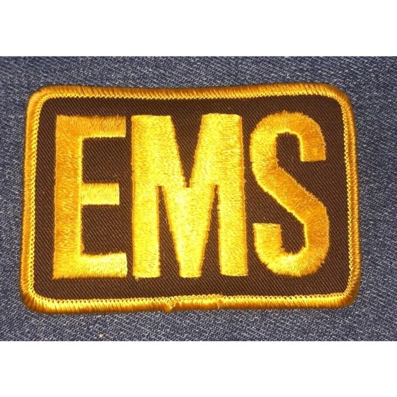 NOS 80s Original Vintage EMS 3.5" Patch First Respond… - Gem
