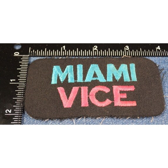Original 80s Vintage MIAMI VICE 4" Patch Police TV Fl… - Gem