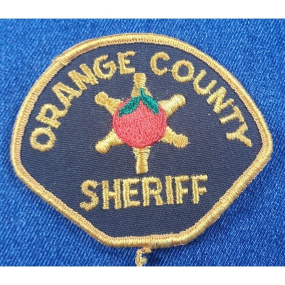 Nos 70s Vintage ORANGE COUNTY SHERIFF Patch Californi… - Gem