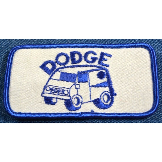NOS 70s Original Vintage DODGE Van 4" Patch Shaggin W… - Gem