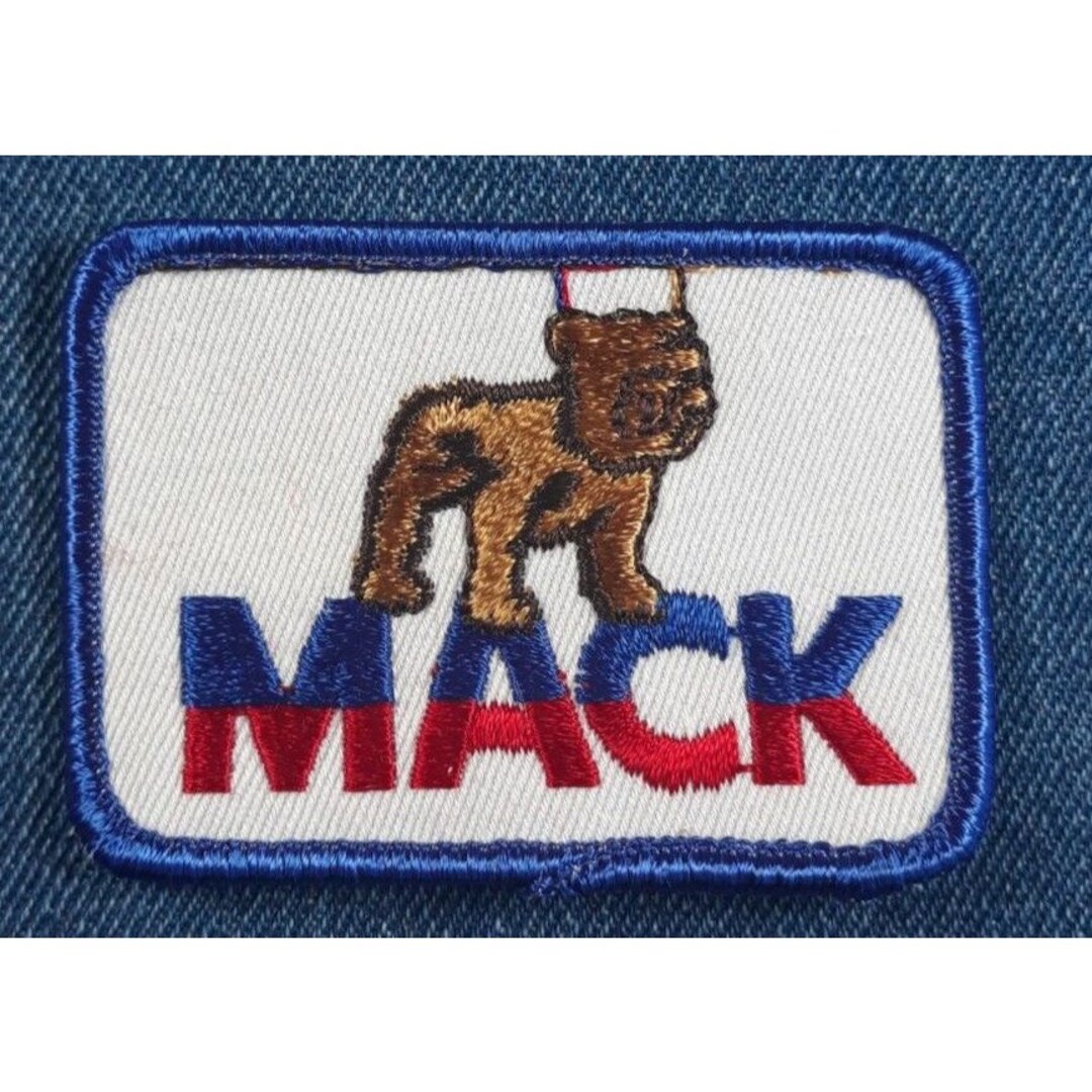 Nos 70s Original Vintage MACK TRUCKS 3"x2" Patch TRUCKER Hat 70s Rig ...