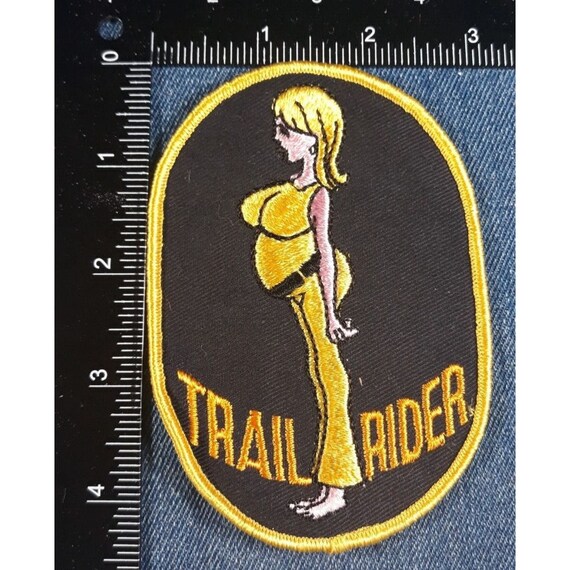 NOS Original Vintage 70s Trail Rider Patch Retro Hipp… - Gem