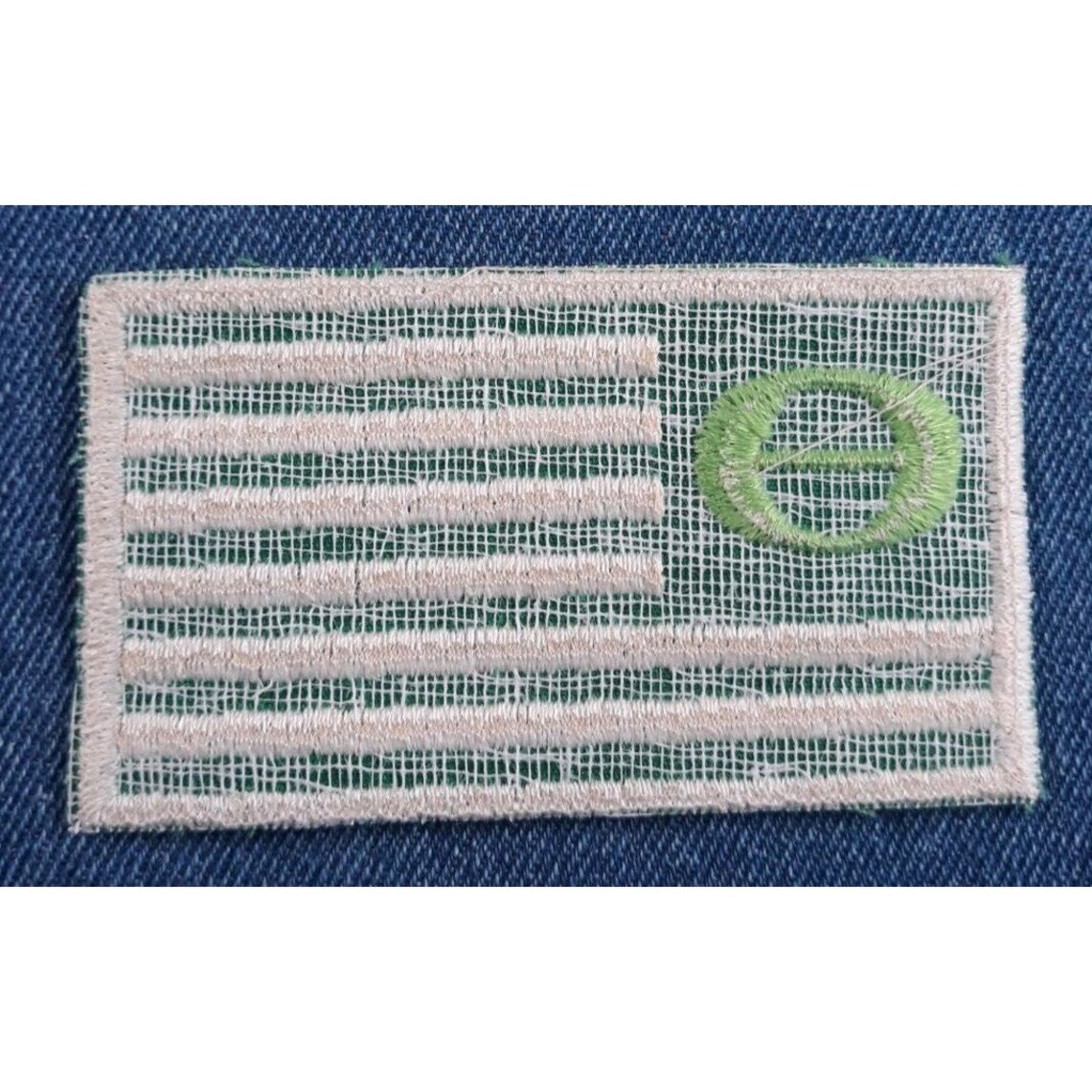 70s Vintage Original ECOLOGY FLAG 2"x 3.5" Patch 70's Green Peace ...
