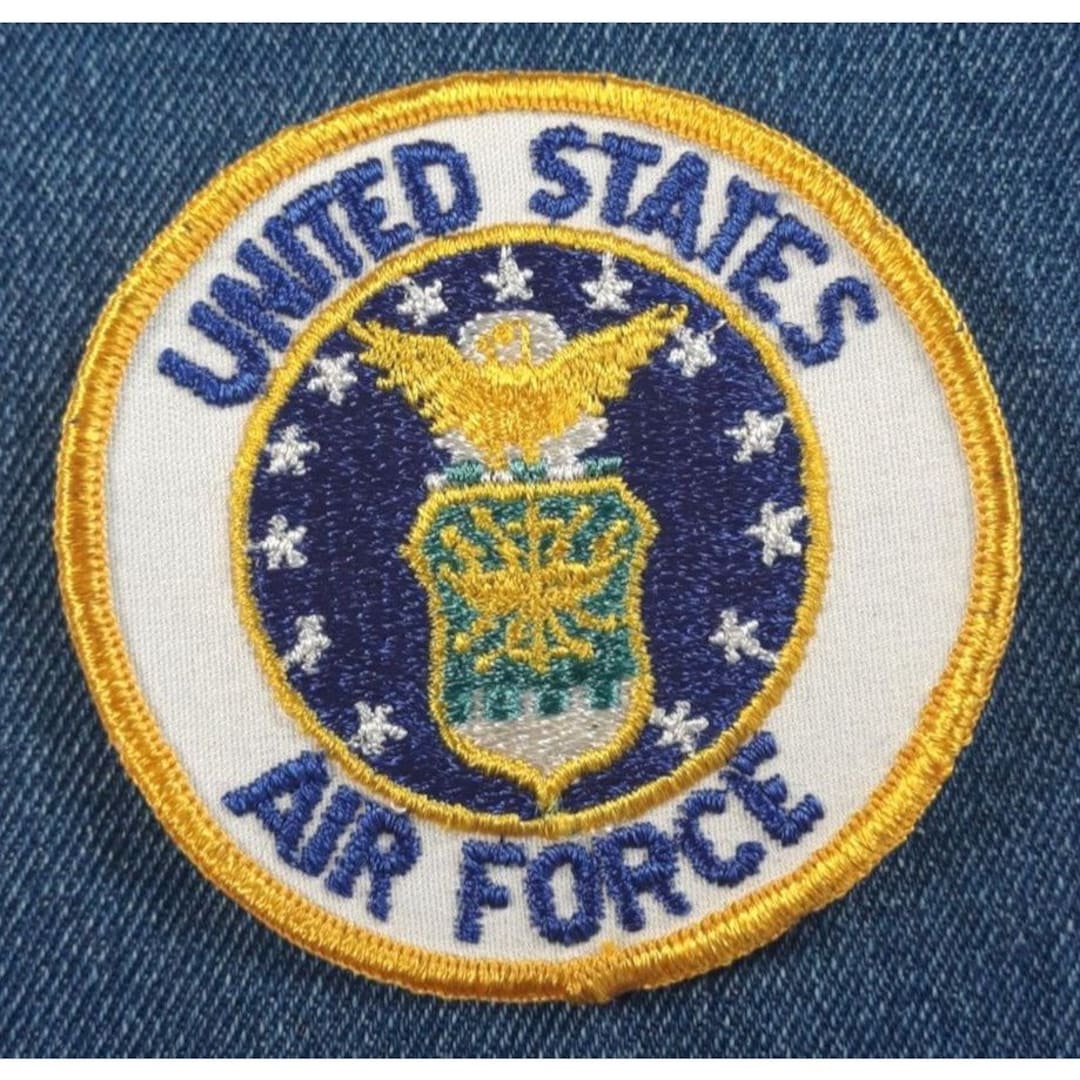 NOS 70s Vintage USAF Air Force 3" Patch Original Military Plane Cargo ...