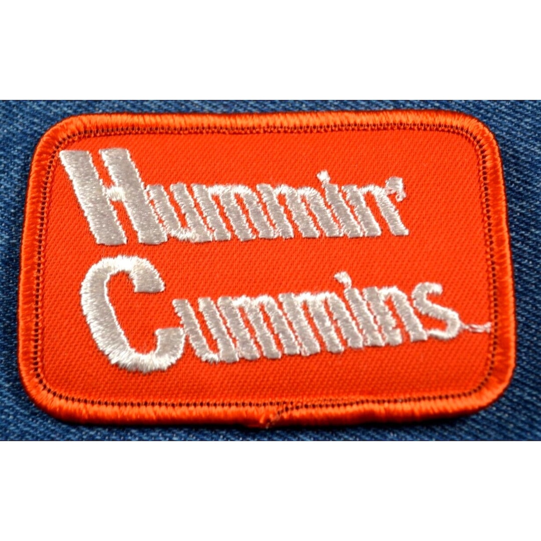 70s Original Vintage HUMMIN' CUMMINS 3" Patch Dodge RAM Truck Diesel ...