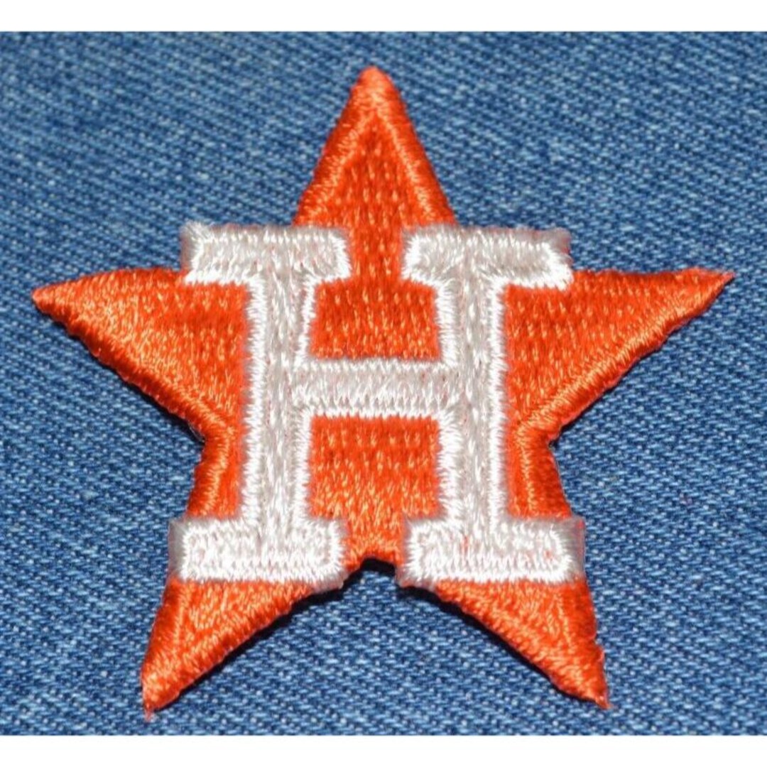 Small Original Vintage 80s Houston Astros 2.5" Patch Iron-on Baseball ...