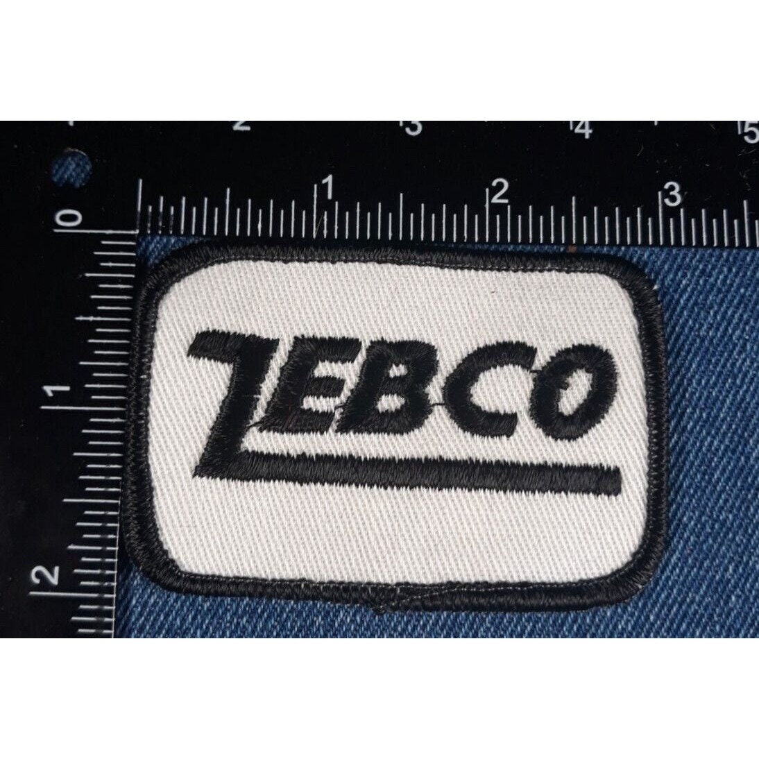 NOS 80s Vintage Zebco 3" Patch Bass Reel Rod Angler Fishing Lunker for ...