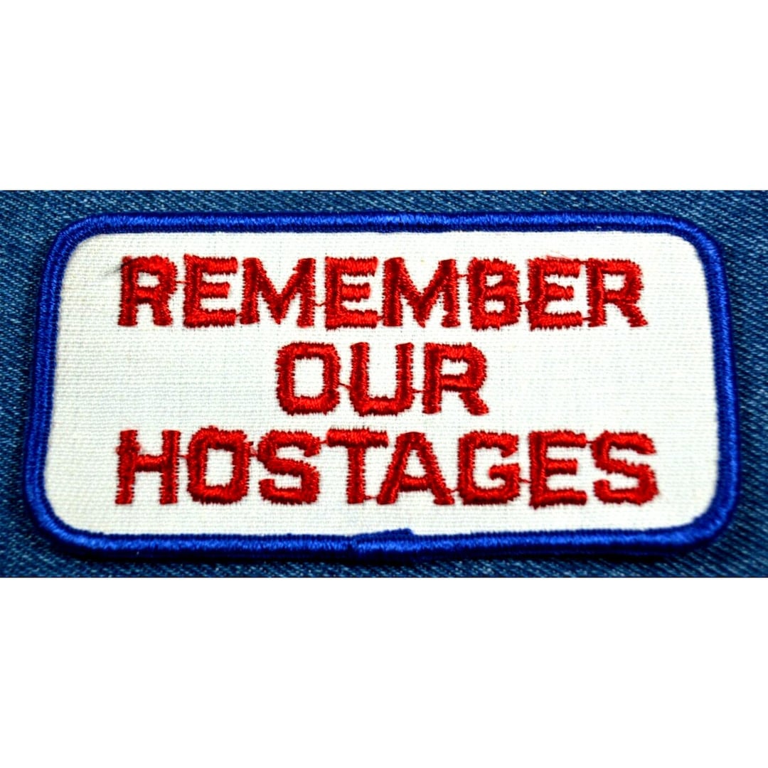 70s Vintage Original Remember Our Hostages 4" Patch POW MIA Vietnam War ...