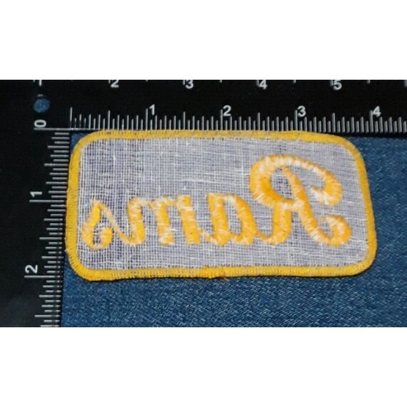 NOS 70s Vintage LA Rams 4" Patch Football Original Lo… - Gem