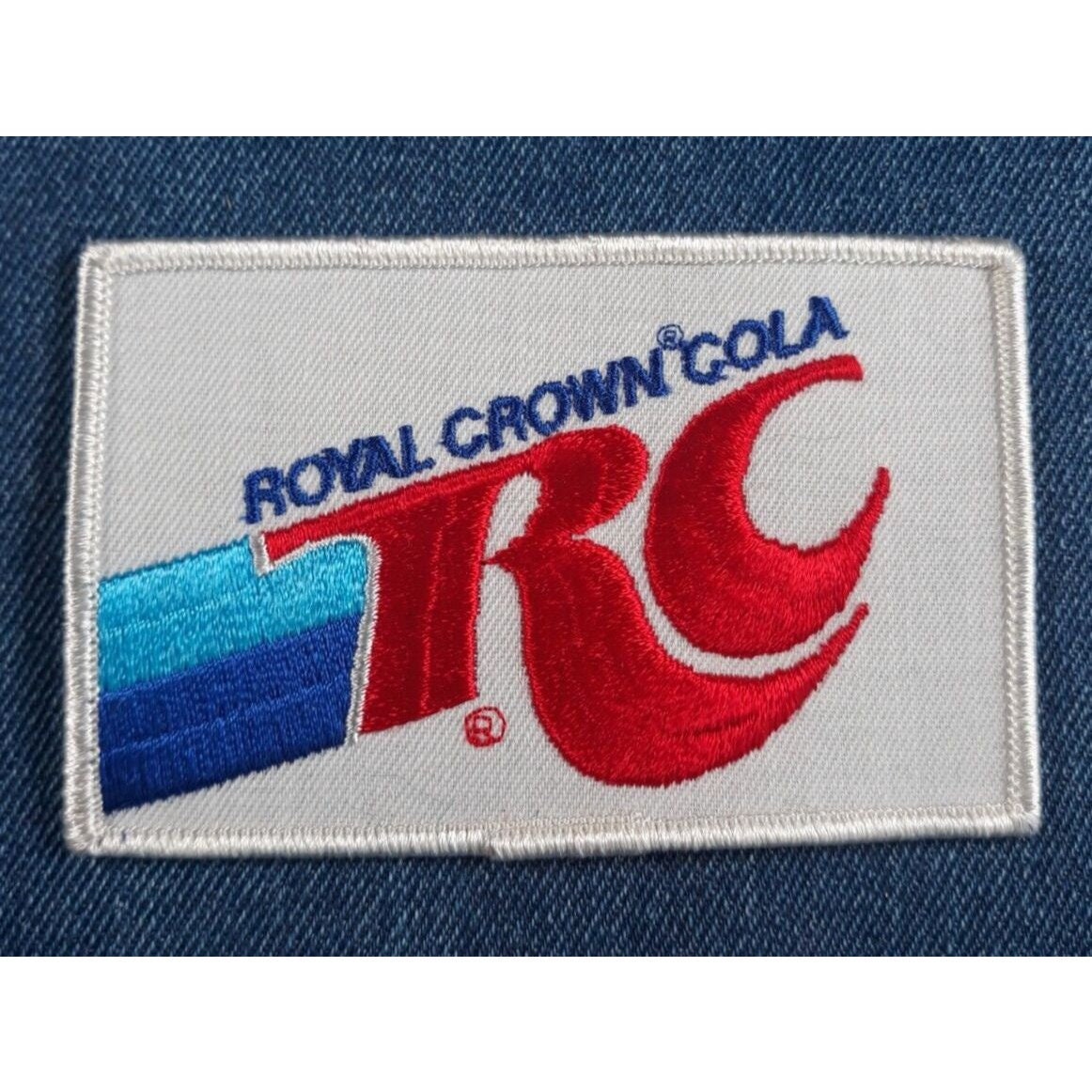 NOS 80s Vintage RC Cola Logo 4" Patch Royal Crown Soda Pop Soft Drink ...