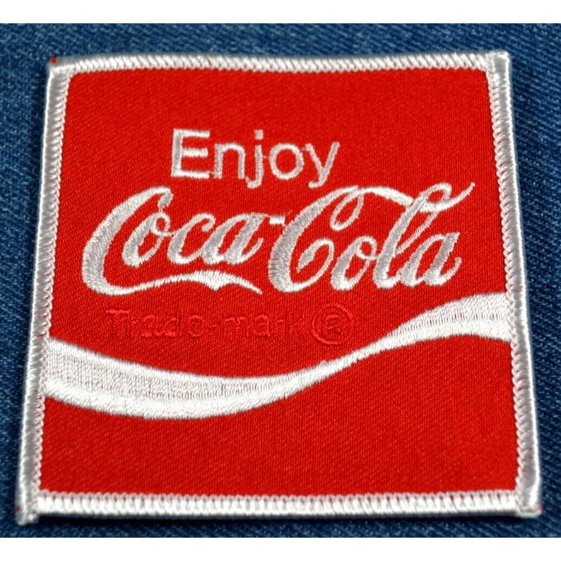 70s Original Vintage ENJOY COCA-COLA 3" Patch Cola Coke Soda Pop Soft ...