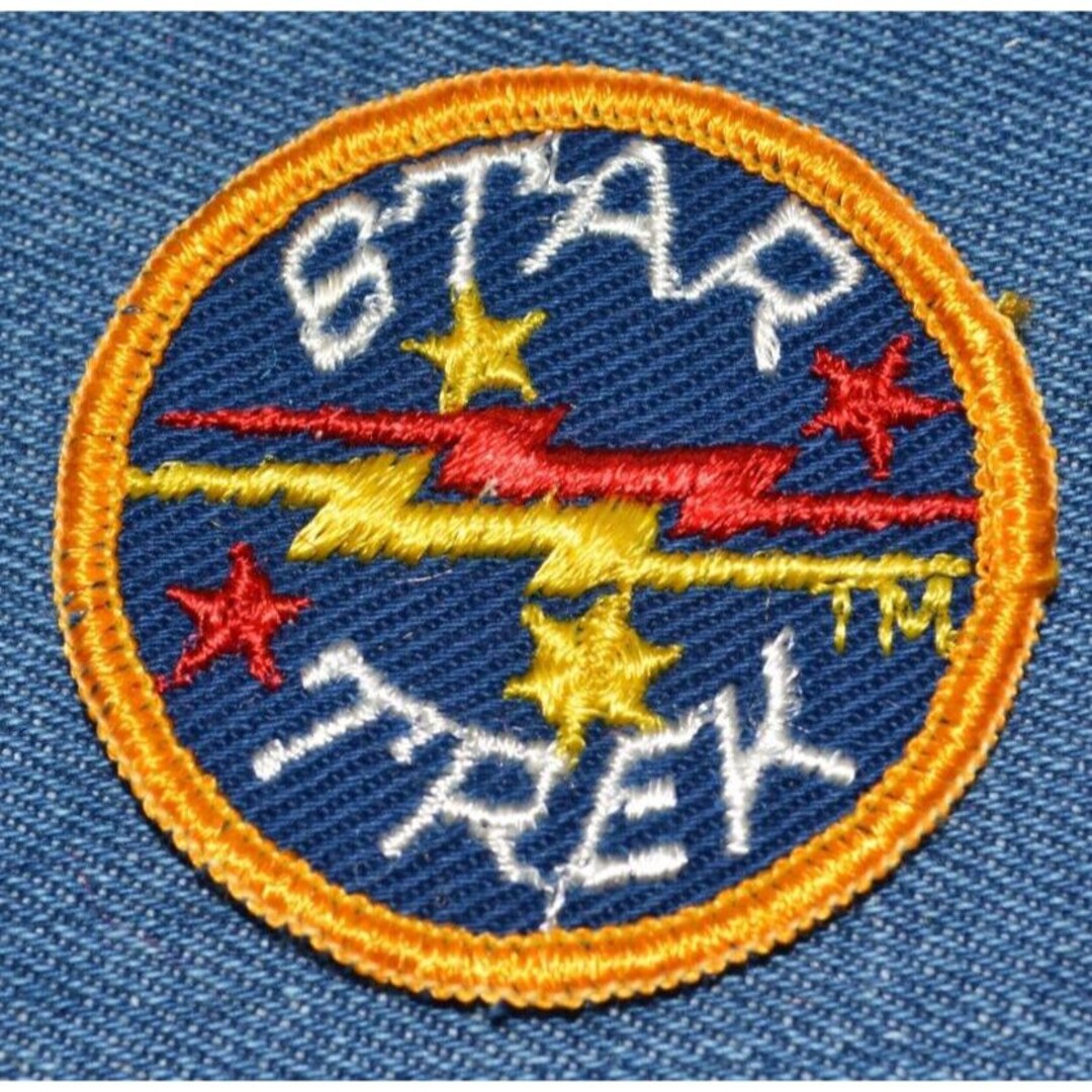 Small Original NOS Vintage 70s STAR TREK 2" Patch Spock Kirk Shatner ...