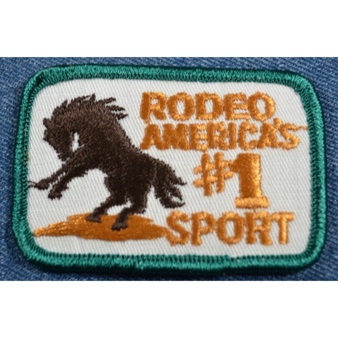 Original NOS 70s Vintage Rodeo America's #1 Sport 3" Patch Cowboy ...