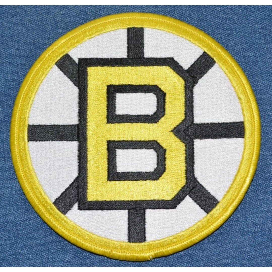 Large Nos Original Vintage 90s BOSTON BRUINS 6" Patch NHL Hockey Jersey ...