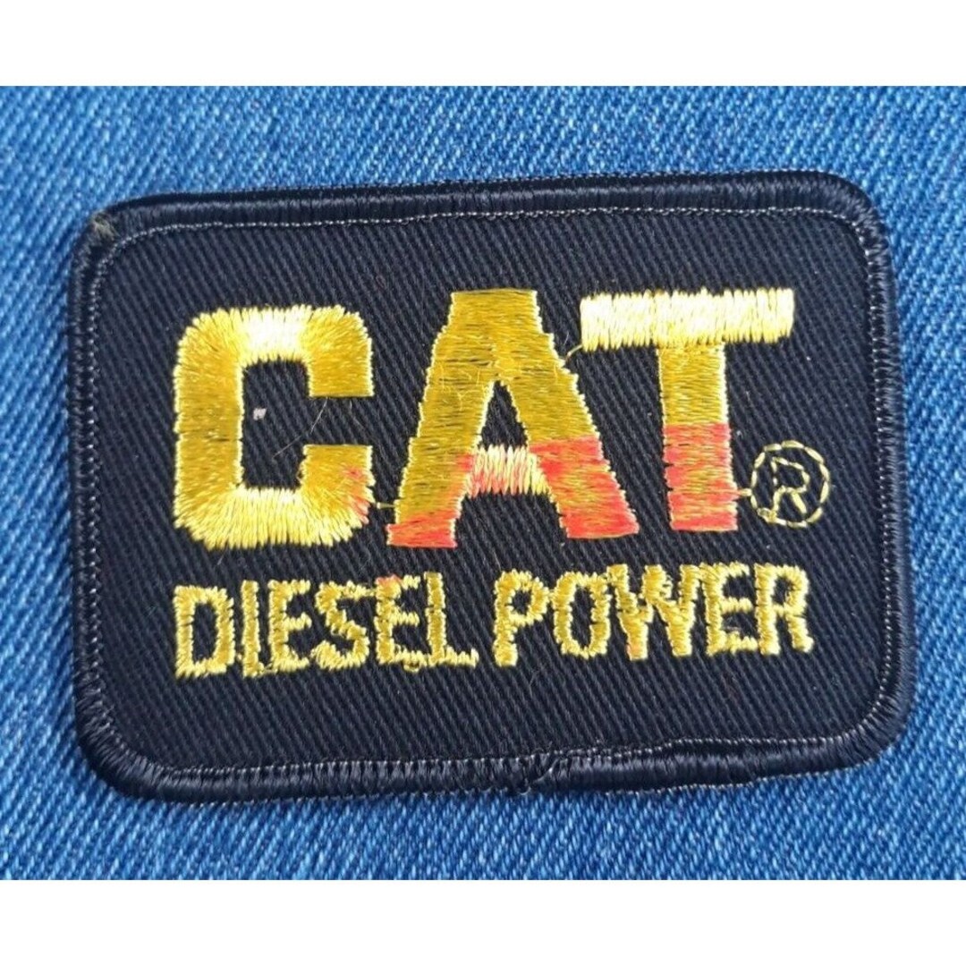 Nos 70s Original Vintage Cat Diesel Power 3" Patch - Heavy Equipment ...