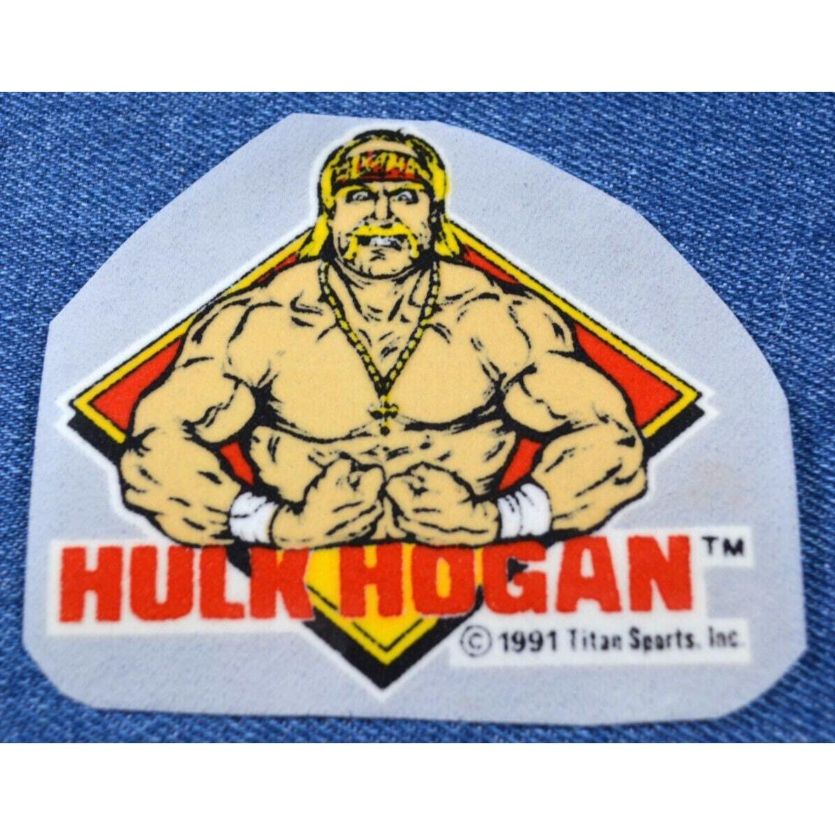 Original Vintage 90s HULK Hogan 3" Heat Transfer Iron-on Patch WWE WWF ...