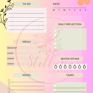 Your Complete Daily Planning System: 2025 Calendar, Daily Routine List ...