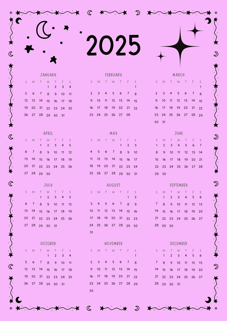 Your Complete Daily Planning System: 2025 Calendar, Daily Routine List ...