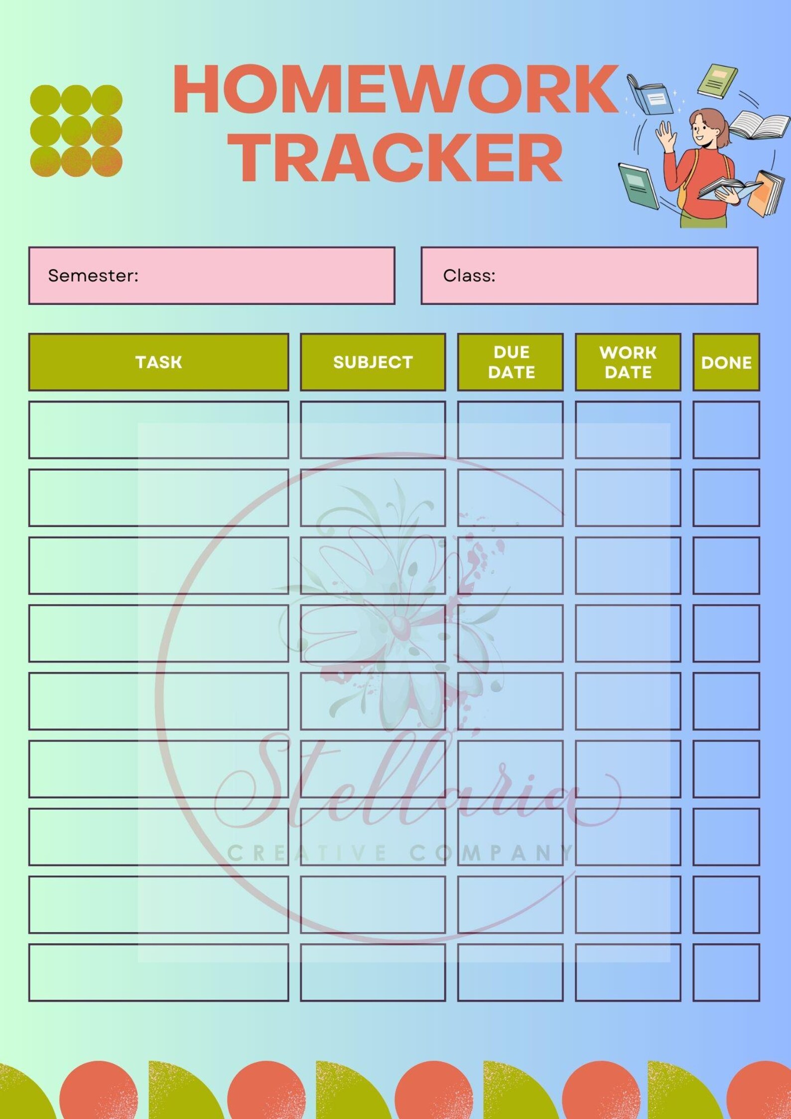 All-in-one Student Organizer: 2025 Calendar, Task Management, Project ...