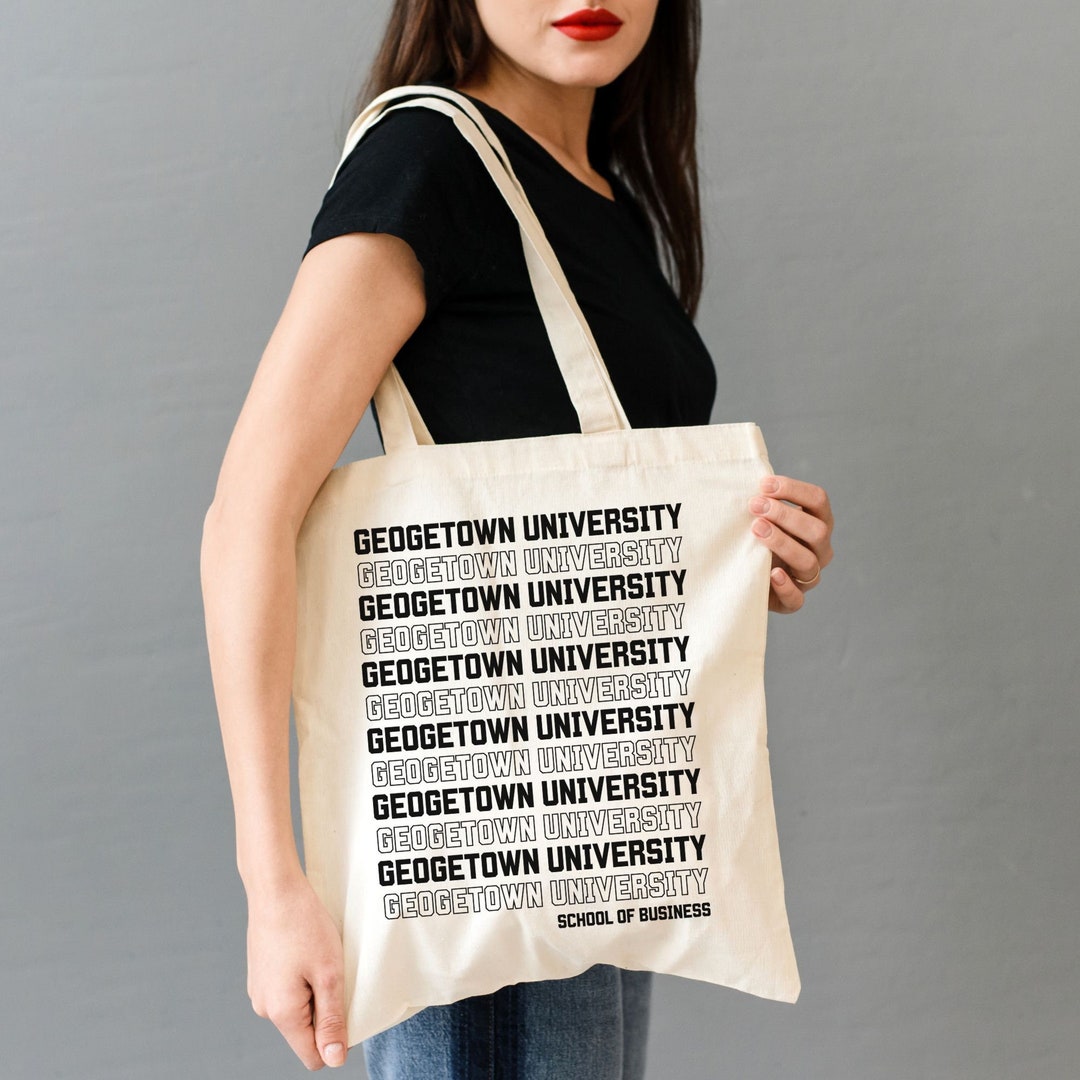 Custom College Name Tote Bag Personalized University Canvas Tote ...