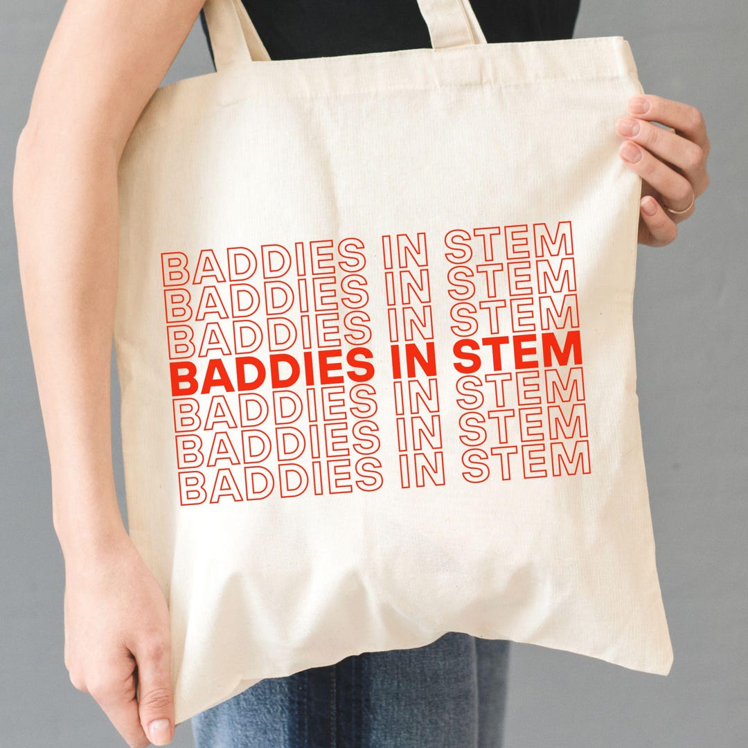 Women in STEM Tote Bag, Engineering Grad Student Gift, Funny Phd Tote ...