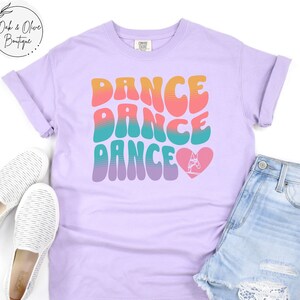 Youth Comfort Colors Dance Dance Dance T-shirt, Trendy Retro Dance ...