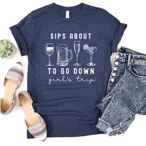 Custom Funny Girls Weekend 2024 Shirt, Girls Wine Trip, Girls Night Out ...