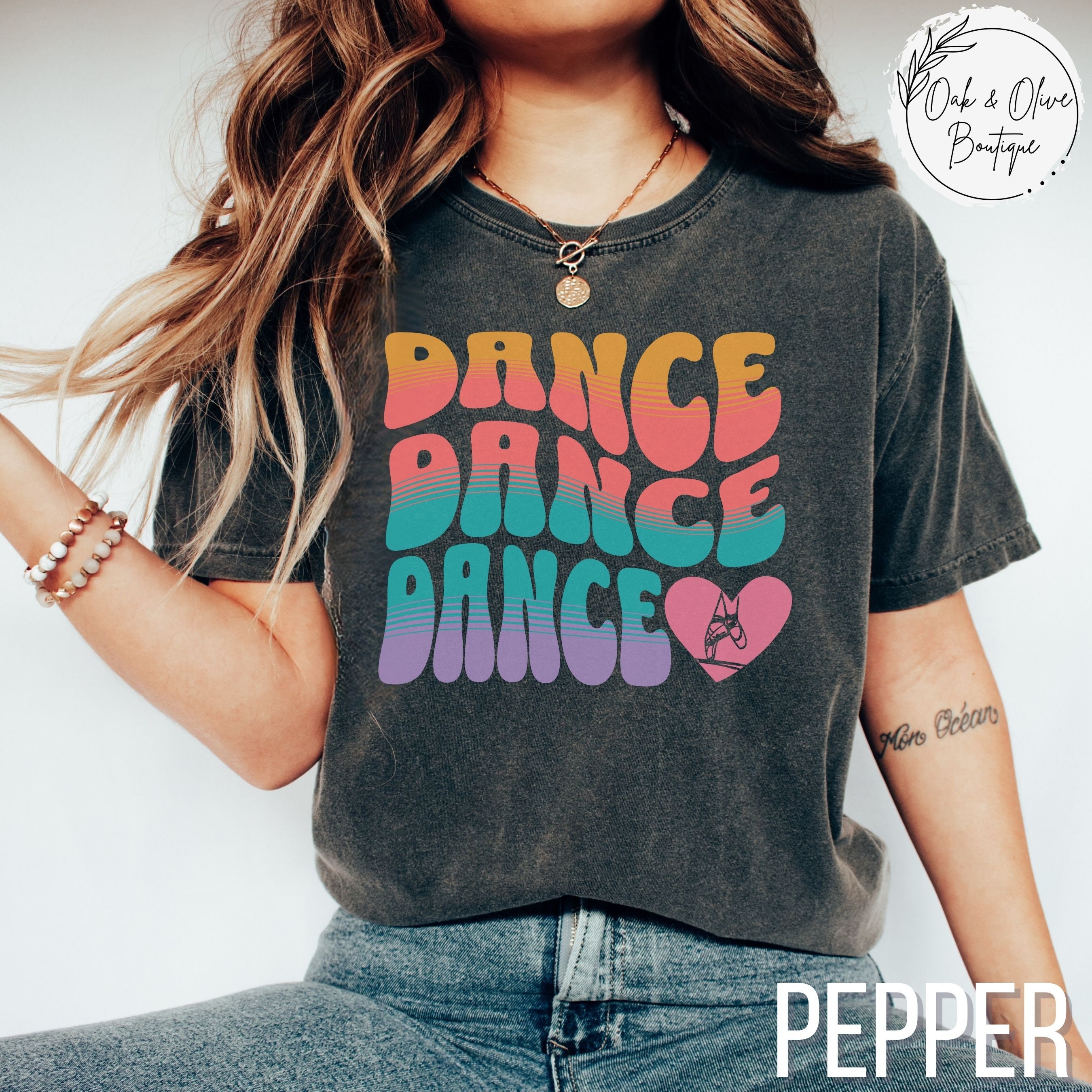 Youth Comfort Colors Dance Dance Dance T-shirt, Trendy Retro Dance ...