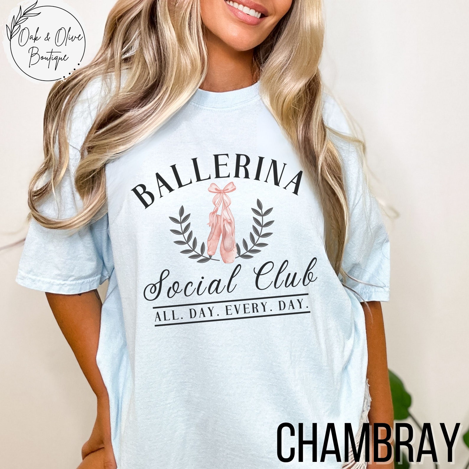 Comfort Colors Ballet Dancer T-shirt, Trendy Ballerina Social Club ...