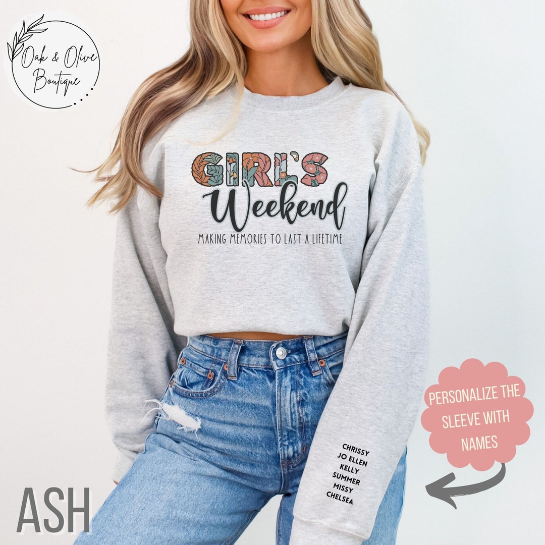Personalized Girls Weekend 2024 Sweatshirt, Girls Night Out Shirt ...