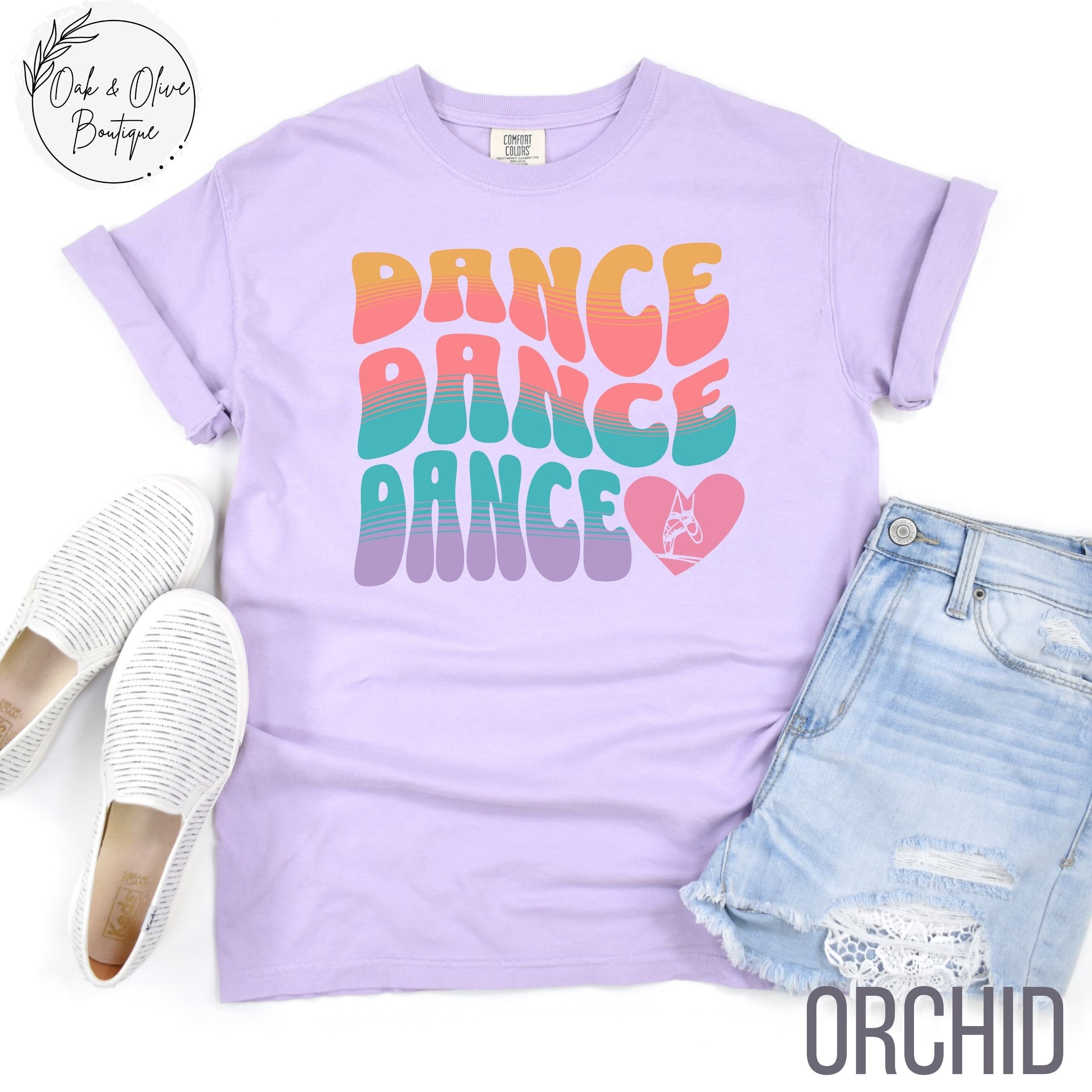 Youth Comfort Colors Dance Dance Dance T-shirt, Trendy Retro Dance ...
