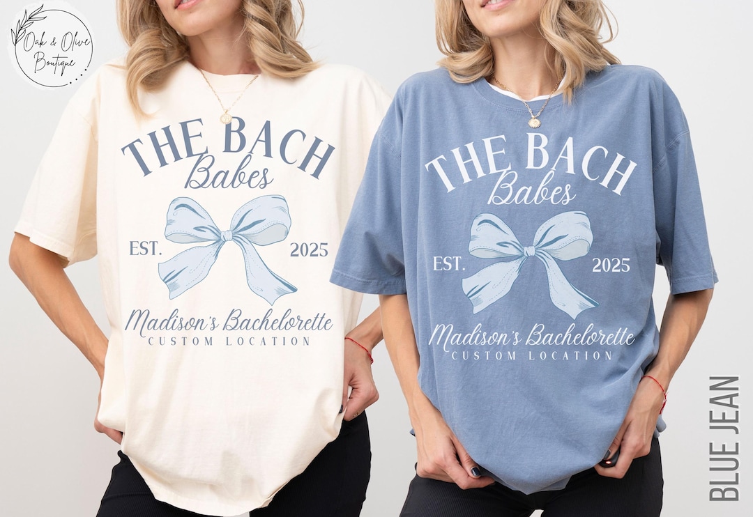 Custom Bachelorette Party Comfort Colors Shirts, Custom Name Location ...