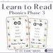 Phonics Phase 3 Flashcards Help Your Child Learn to Read by Practising ...