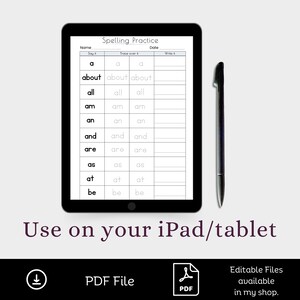 1st GRADE SPELLING WORKSHEETS, Practice Spellings With These Trace-over ...