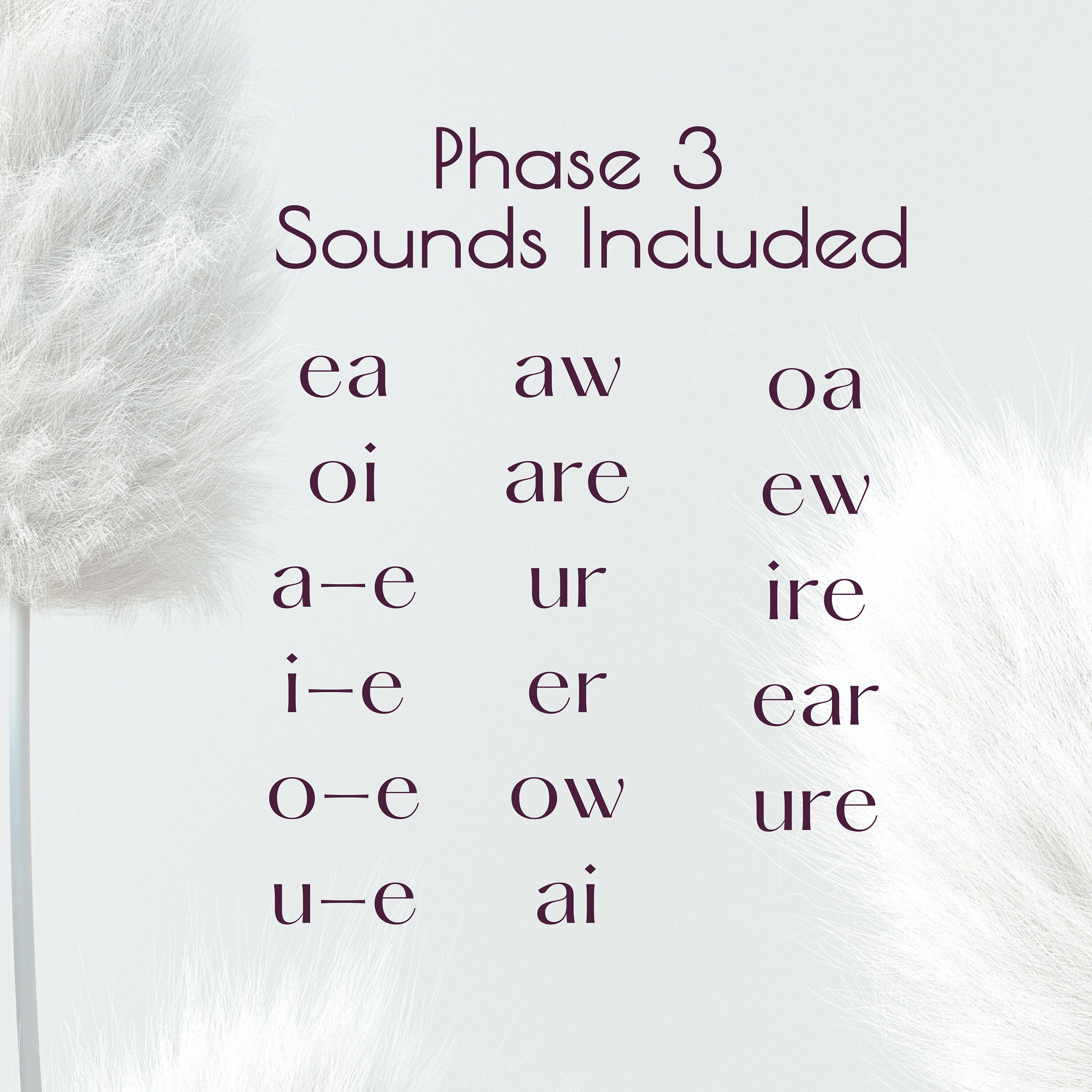 PHASE 3 PHONICS FLASHCARDS, Designed to Help Your Child Learn Phonic ...