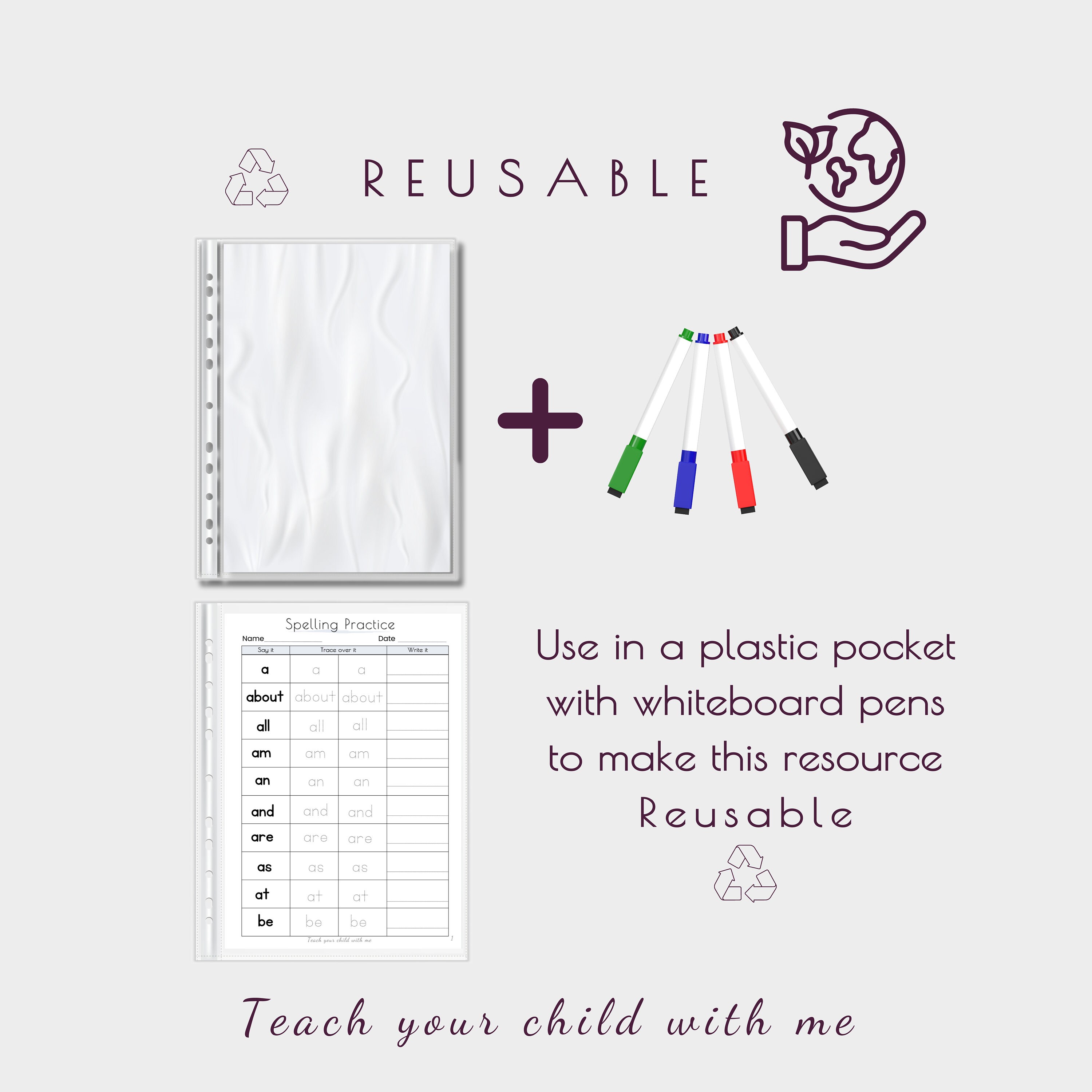 1st GRADE SPELLING WORKSHEETS, Practice Spellings With These Trace-over ...