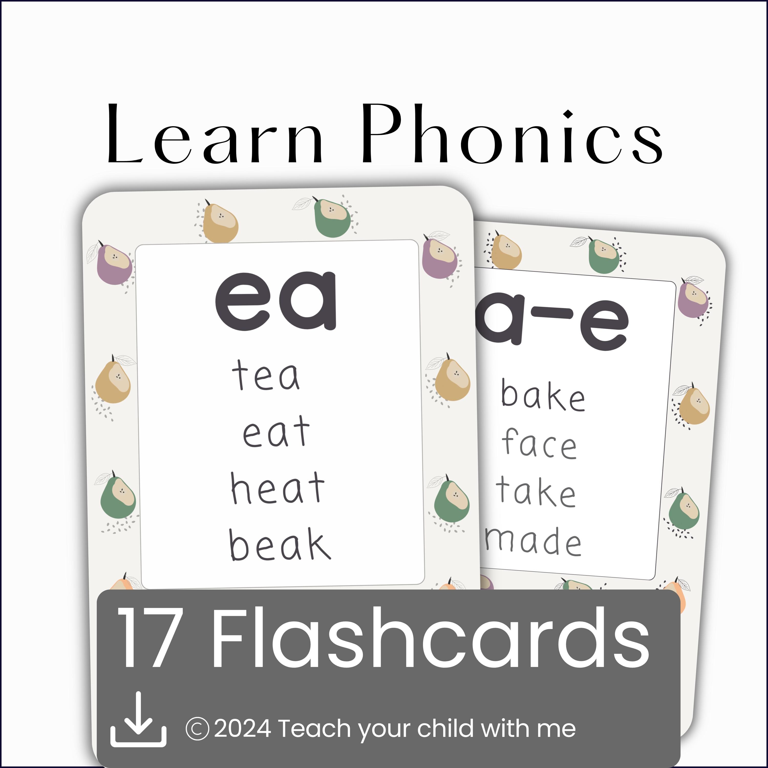 Phonics Phase 3 Flashcards! Help Your Child Learn to Read by Practising ...