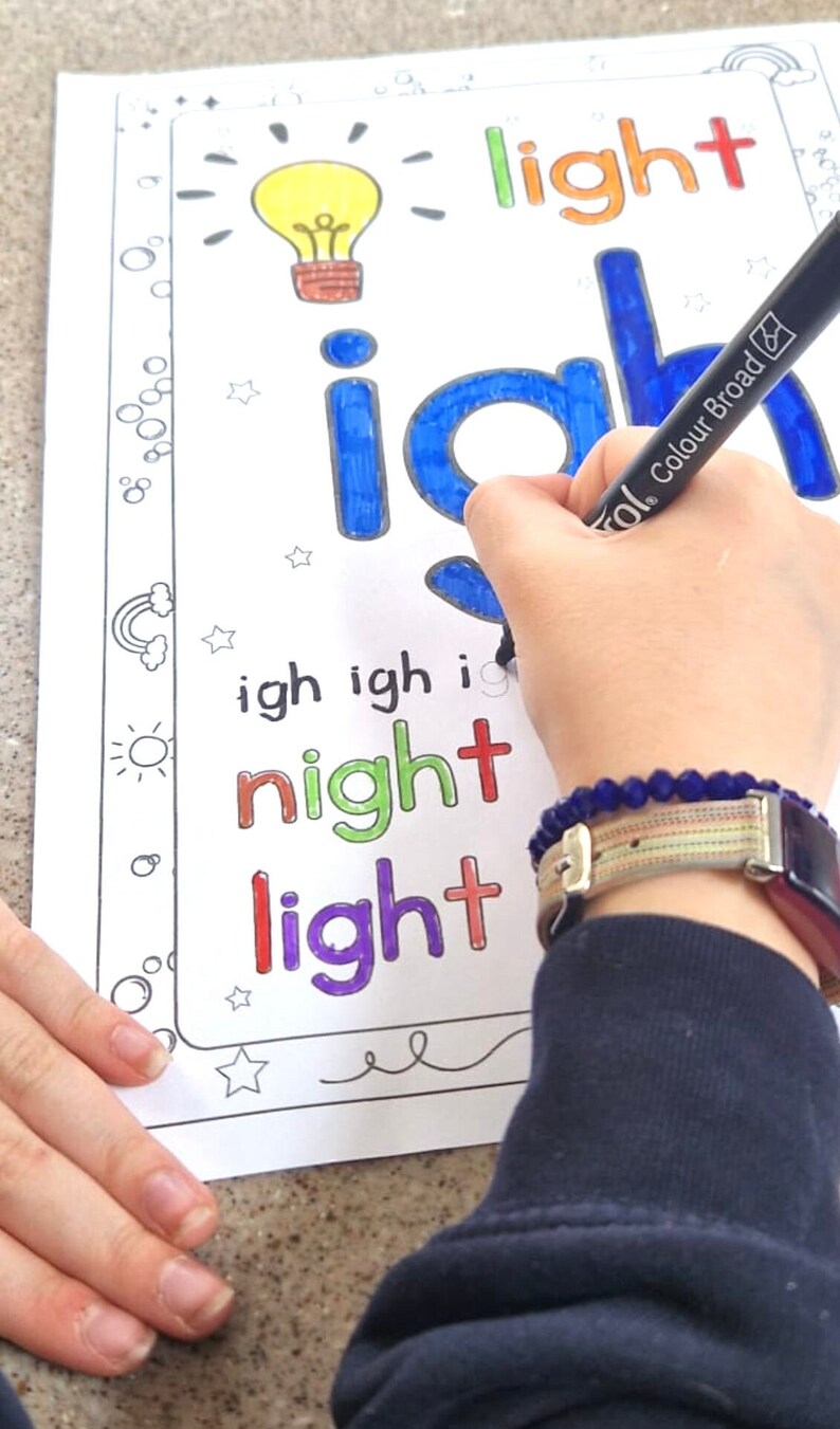 PHONICS PHASE 2 COLORING, These Fun Worksheets Will Help Engage Your ...