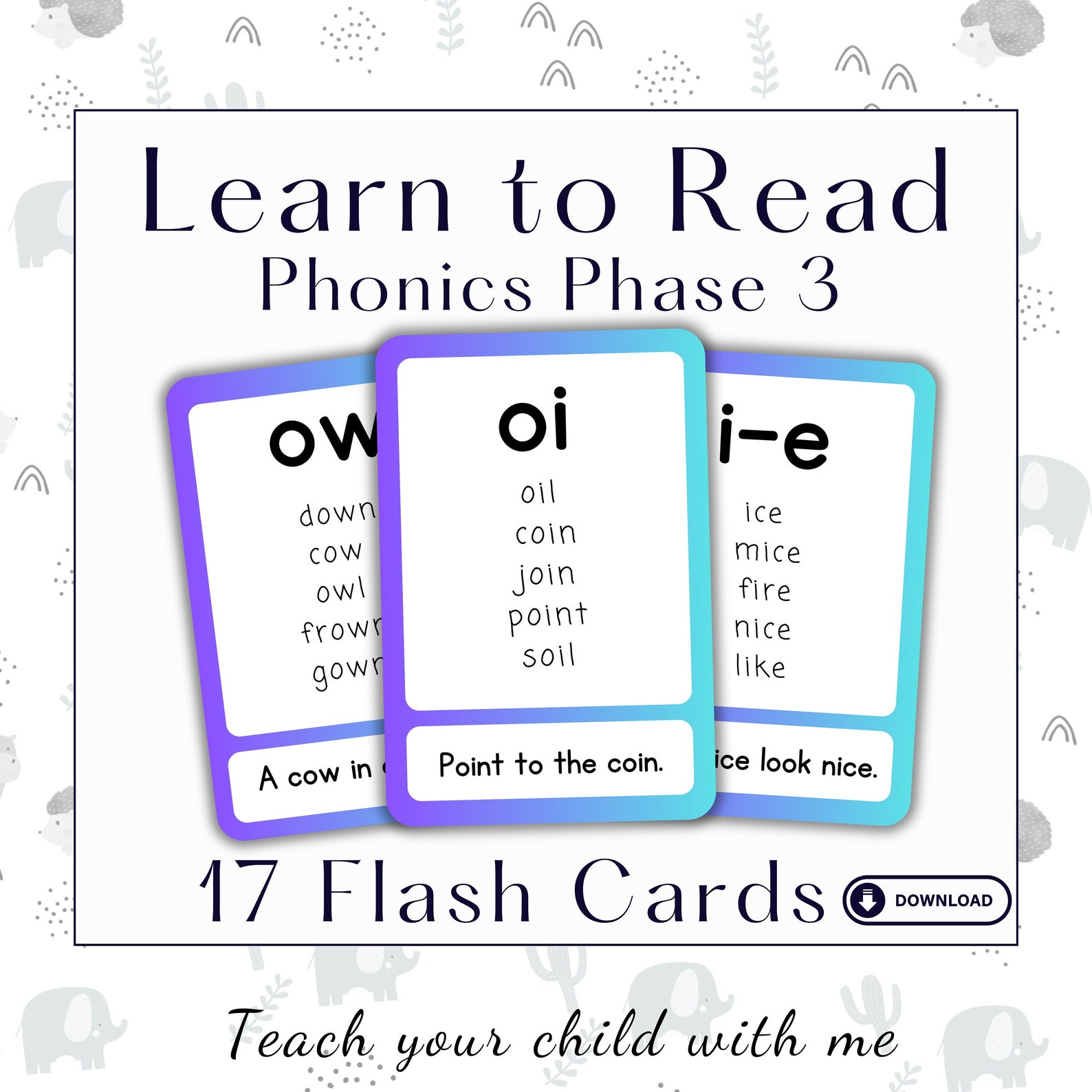 Phonics Phase 3 Flashcards, Learn Sounds, Improve Reading With These ...