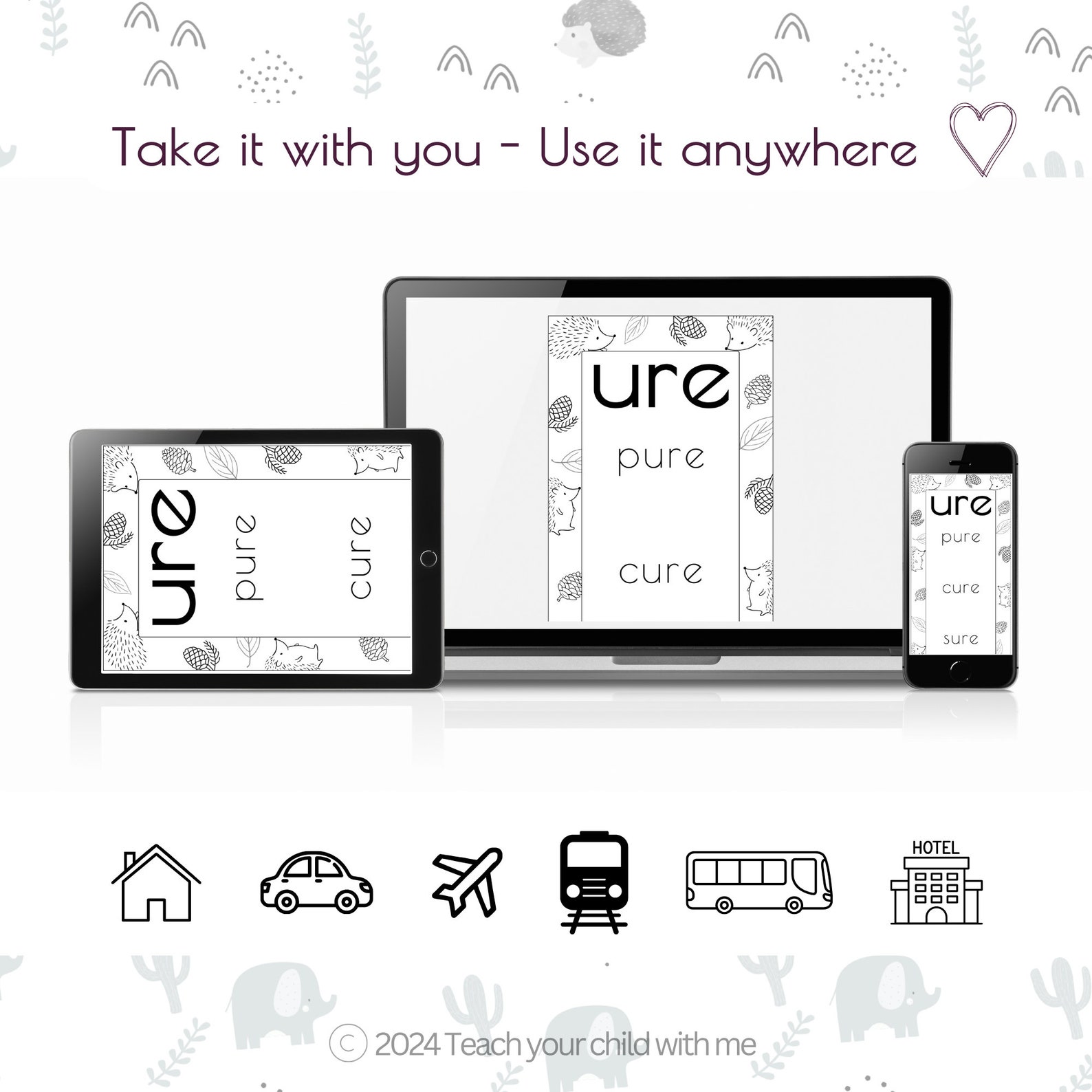 Phonics Bookmarks and Editable Templates Customize With Phonics or ...