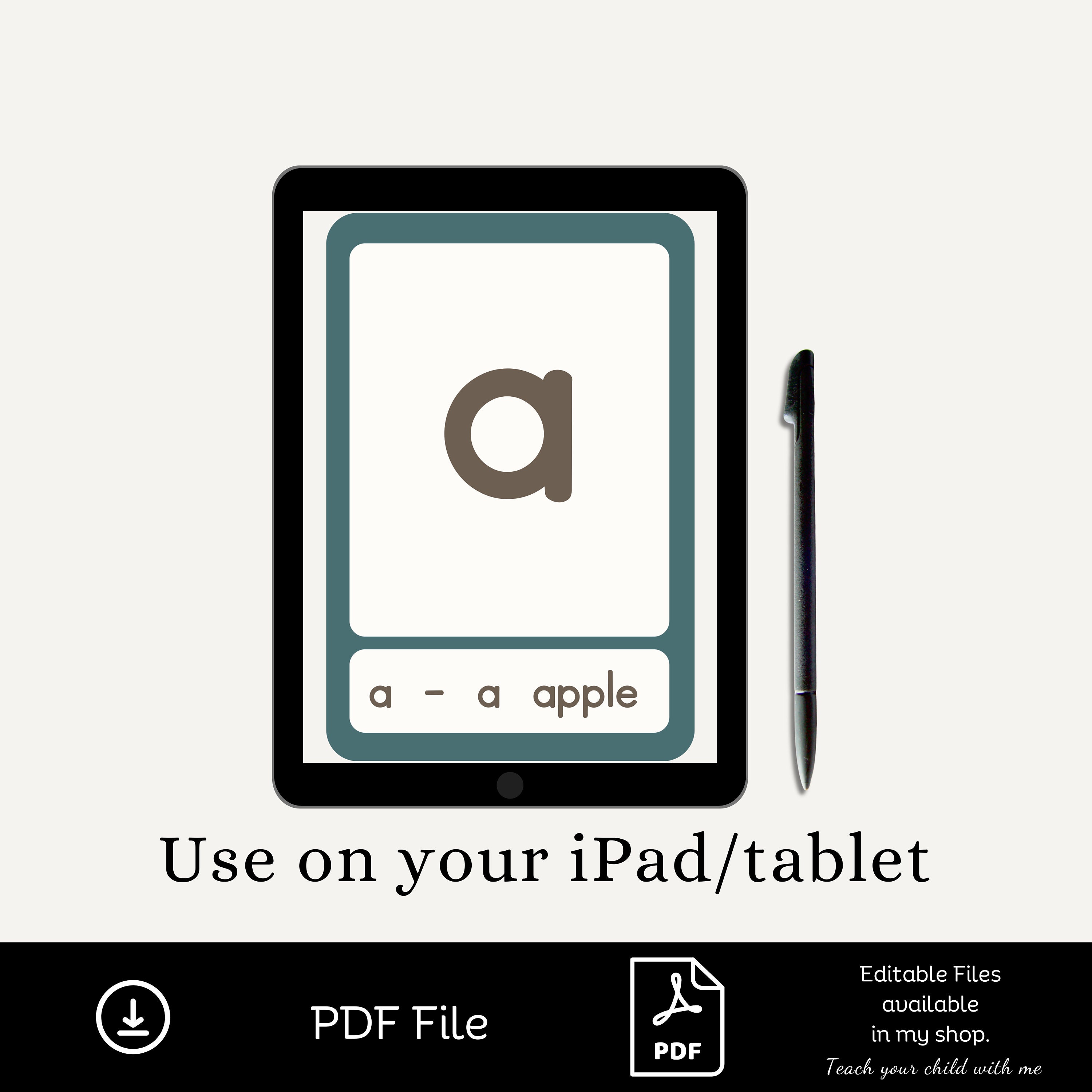 ALPHABET FLASHCARDS, Phonics Phase 1 Cards for Your Little One to ...