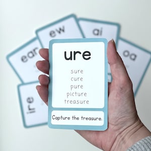 PHONICS PHASE 3 FLASHCARDS, Boost Confidence in Reading, Learn Sounds ...