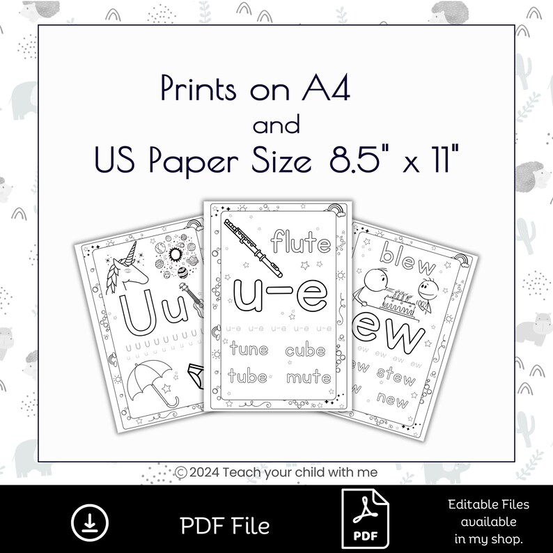 Learn the Alphabet & Phonics Phases 1, 2, 3; Color, Trace, Write! Learn ...