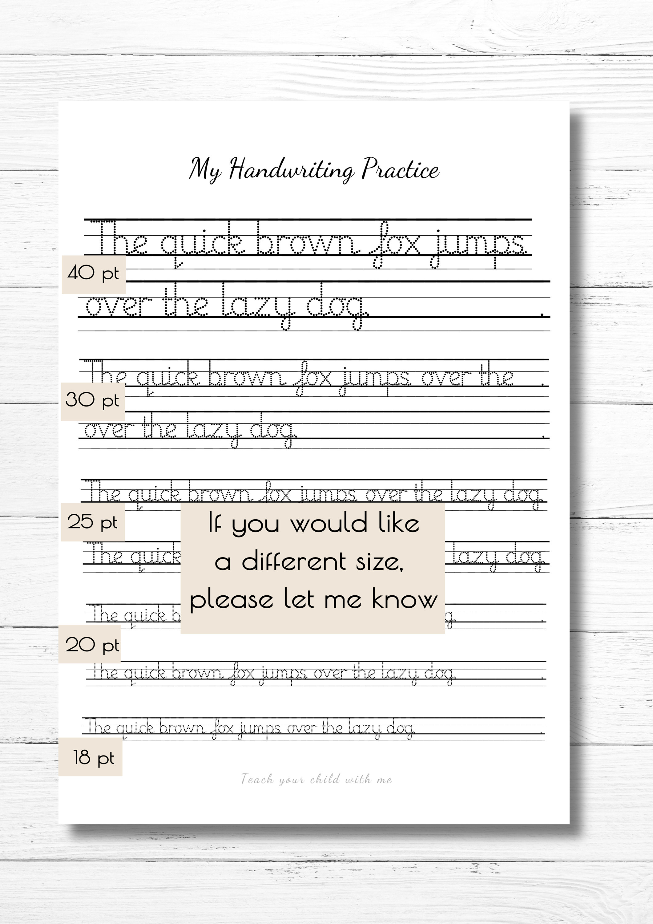 CURSIVE HANDWRITING PRACTICE, Learn Joined up Writing and Improve Fine ...