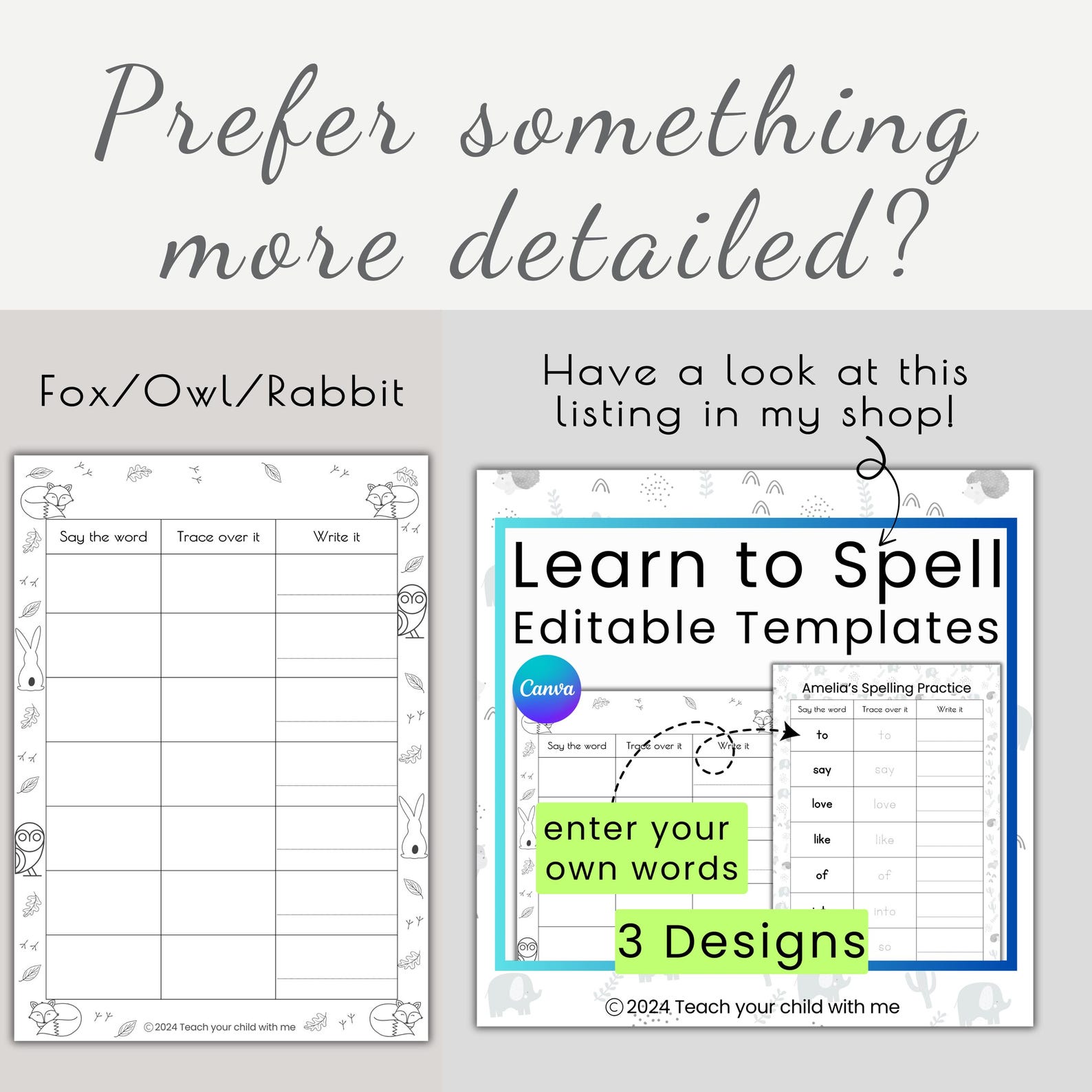 EDITABLE SPELLING WORKSHEET, Personalize and Enter Your Words to Trace ...