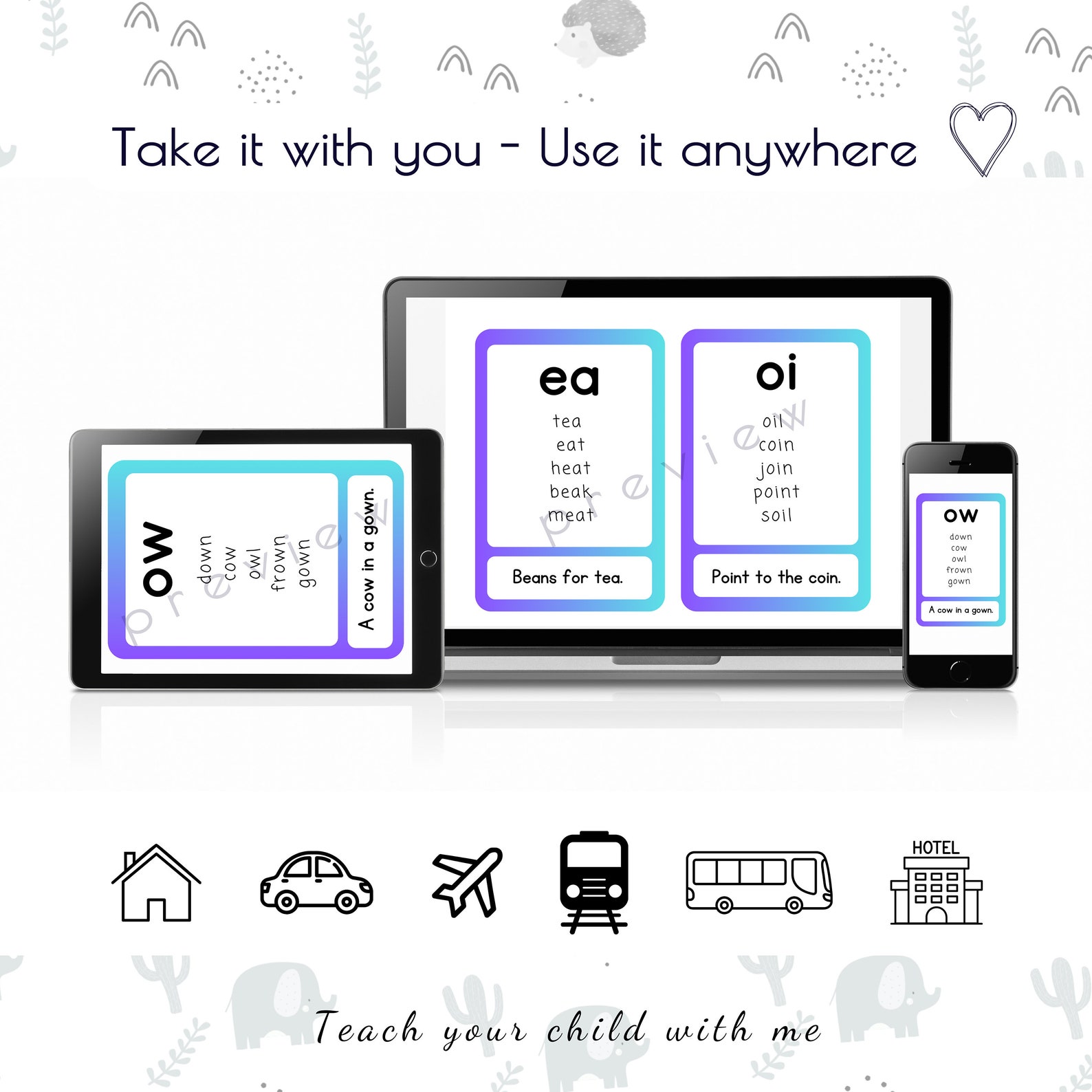 Phonics Phase 3 Flashcards, Learn Sounds, Improve Reading With These ...